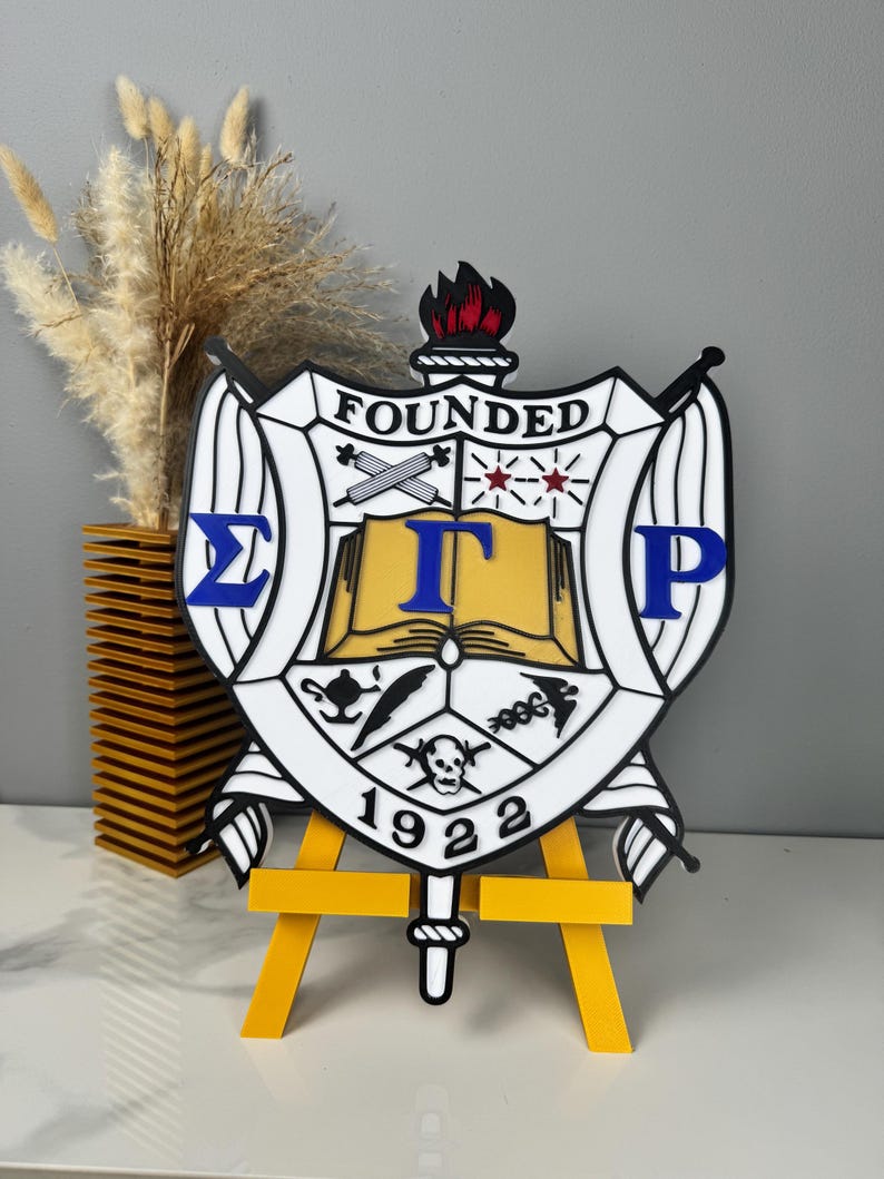 3D Printed Sigma Gamma Rho Shield - Etsy