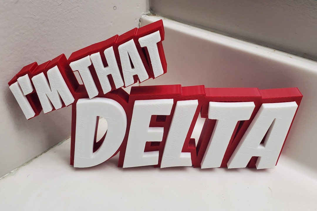 I'm That Delta Desk Sign Great Gift for Members of Delta Sigma Theta - Etsy
