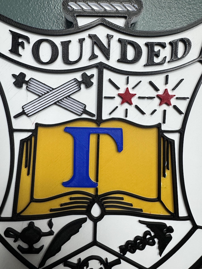 3D Printed Sigma Gamma Rho Shield - Etsy