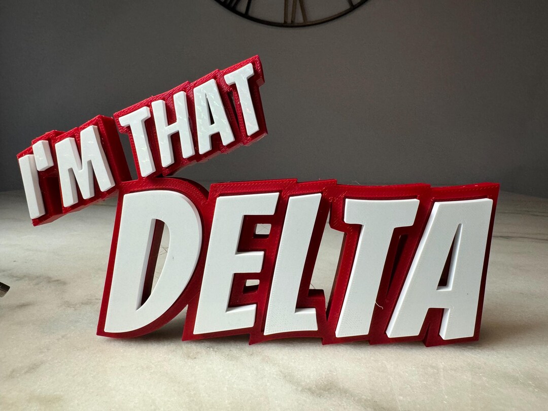 I'm That Delta Desk Sign Great Gift for Members of Delta Sigma Theta - Etsy