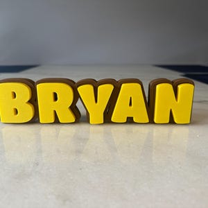 Multicolor 3D Printed Name Plate for Professionals, Teachers, Office ...