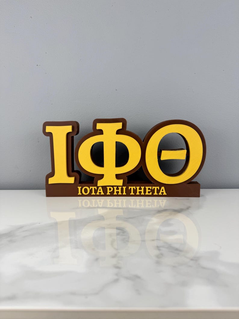 Iota Phi Theta Desk Sign - Etsy