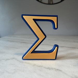 Personalized Sigma Gamma Rho Wall Art in Blue and Gold Great Gift Idea ...