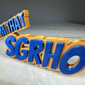 I'm That Sgrho Desk Sign Great Gift for A Member of Sigma Gamma Rho ...