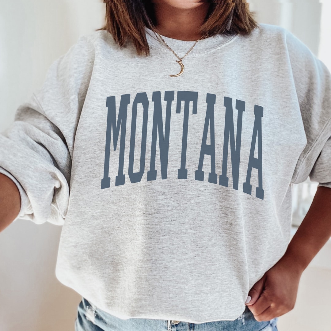 Montana Sweatshirt, Womens Montana Crewneck Sweatshirt, Home State ...