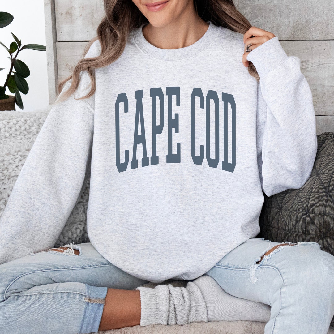 CAPE COD Beachy Sweatshirt Faded Vintage Shirt Aesthetic Style Cape Cod ...