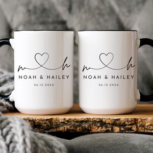 Personalized Mr & Mrs Coffee Mugs, Husband and Wife Mugs, Mr and Mrs ...
