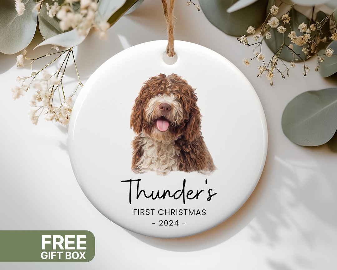 Personalized Dog First Christmas Ornament, Custom Dog Cat Photo ...