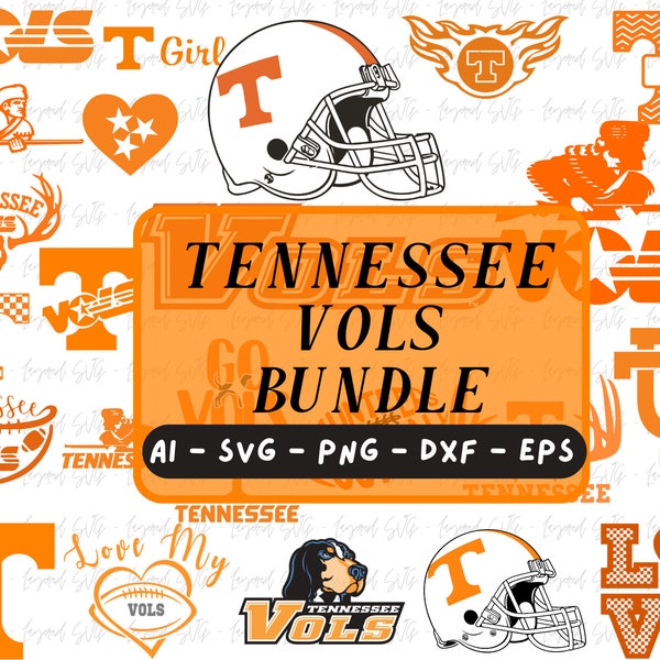 Tennessee Vols Svg Bundle - Etsy