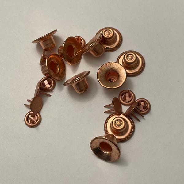 Copper Buttons - Etsy