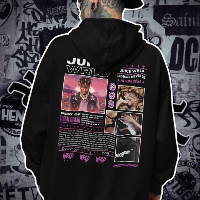 Juice Wrld Hoodie - Etsy