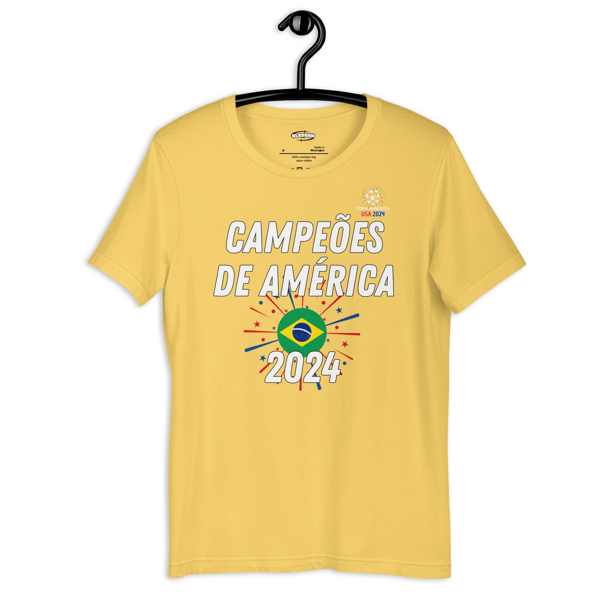 Copa América Tshirt Brazil Campeão South American Championship Unisex T ...