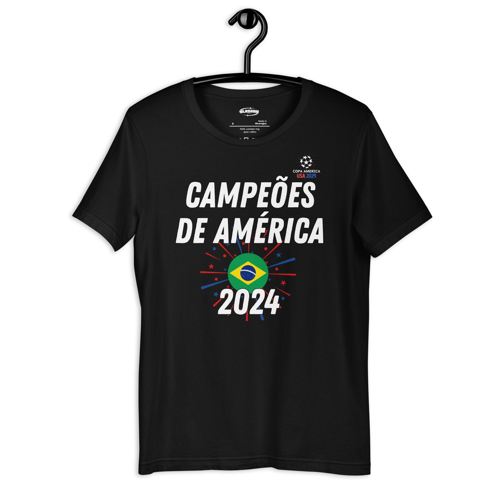 Copa América Tshirt Brazil Campeão South American Championship Unisex T ...