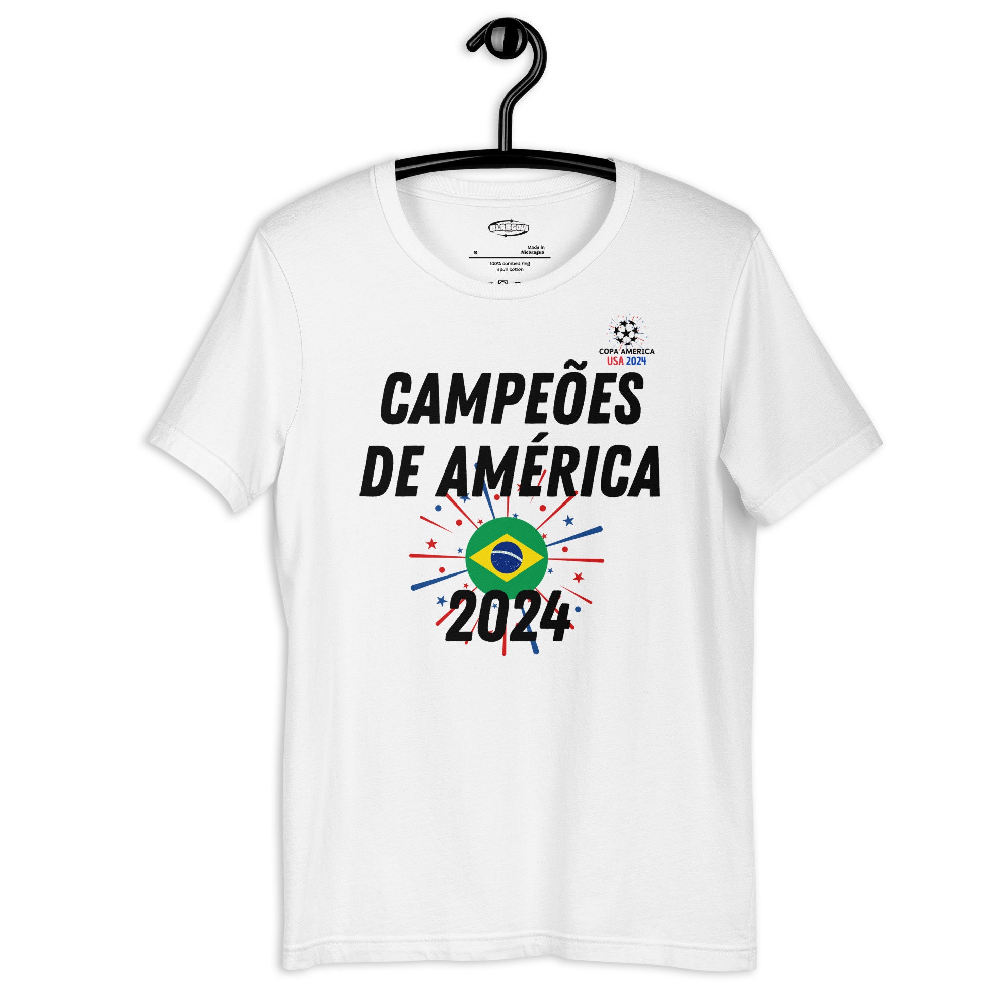 Copa América Tshirt Brazil Campeão South American Championship Unisex T ...