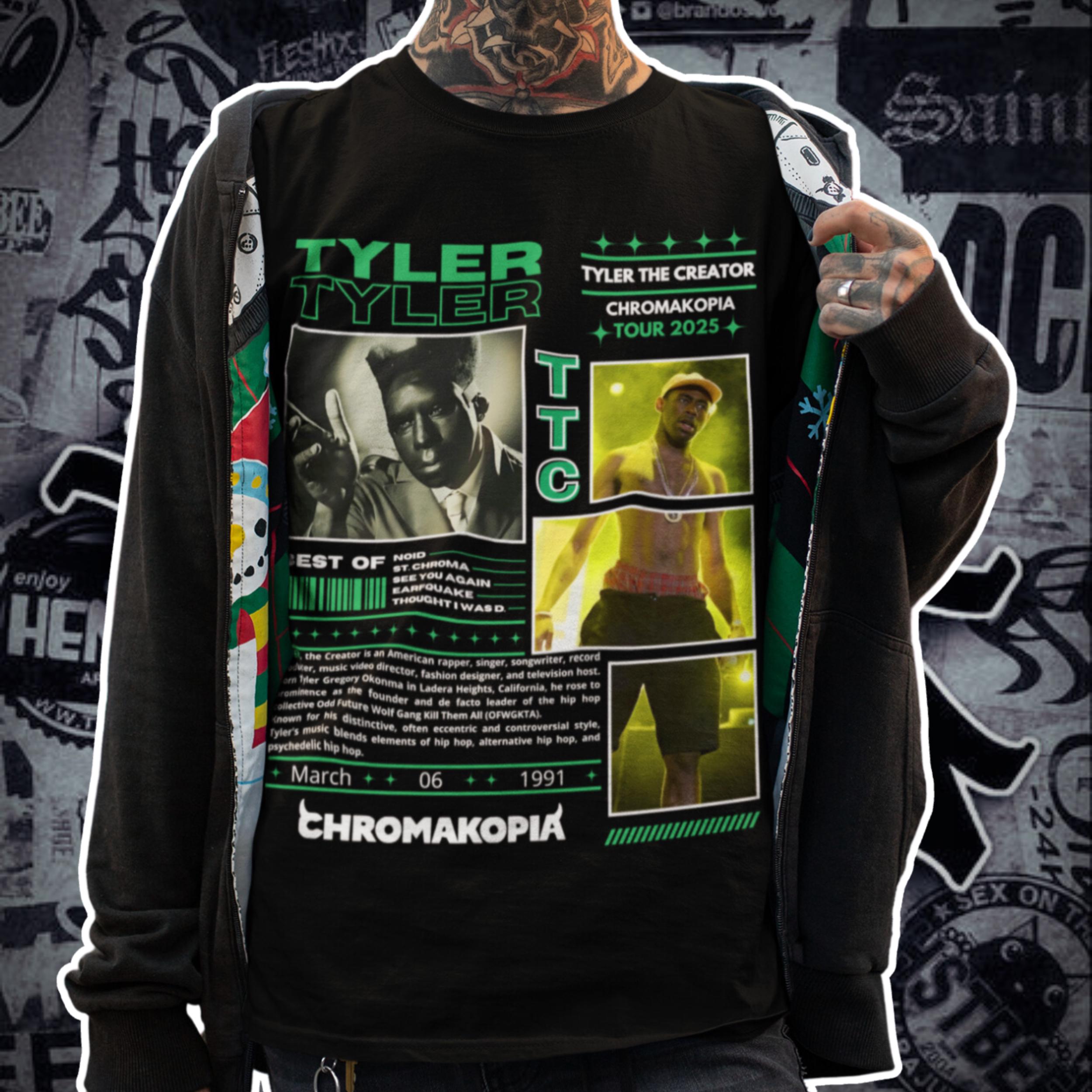 Tyler, the Creator Shirt, Tyler the Creator Chromakopia, Tyler ...