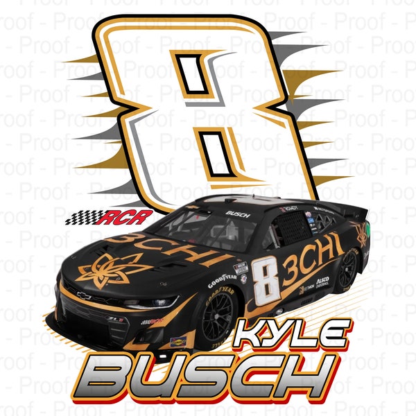 Kyle Busch Svg - Etsy