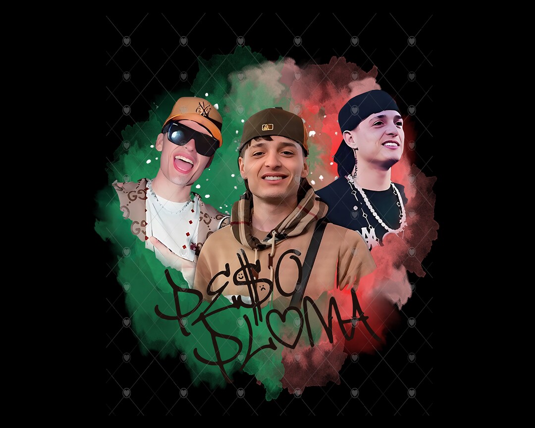 Peso Pluma Png , Ready to Print, Printable Design, Hiphop Artist, 90s ...