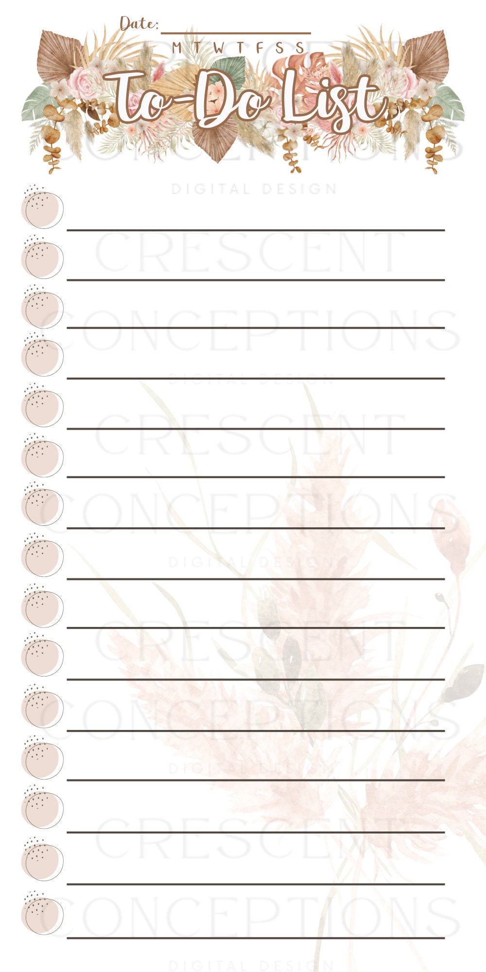 Printable to Do List, Printable to Do Checklist, Simple to Do List ...