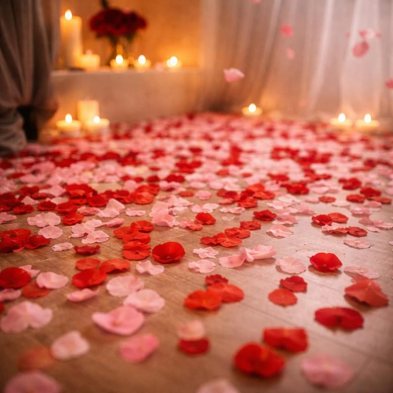 100-2000 Pcs Artificial Rose Petals | Fake Silk Flower Petals for ...