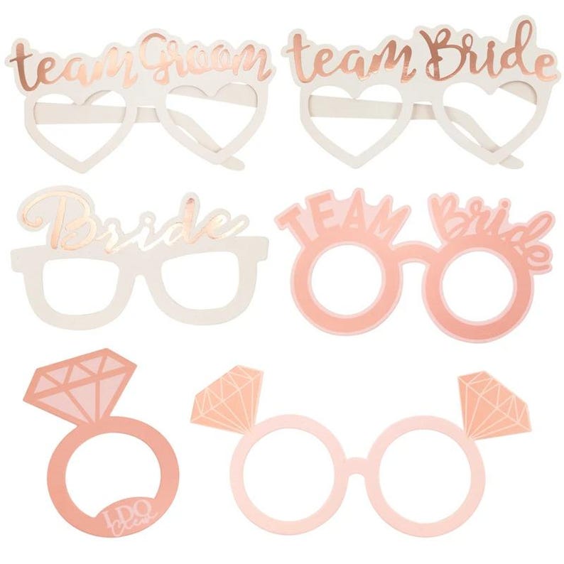25 Pcs Team Bride to Be Paper Photo Booth Props | Bachelorette Bridal ...