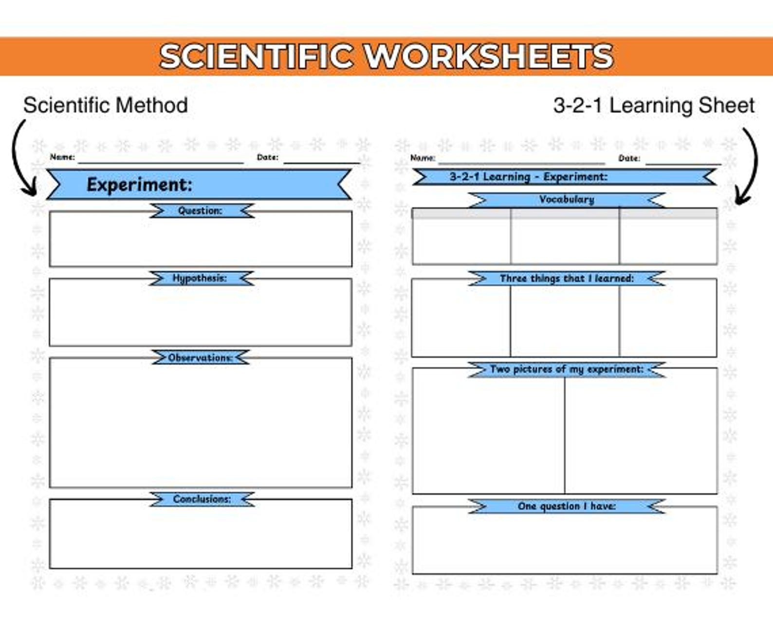 Winter Science Experiments for Kids Scientific Method Worksheets and ...
