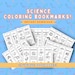 Science Coloring Bookmarks for Kids, 21 Designs (digital Download) - Etsy