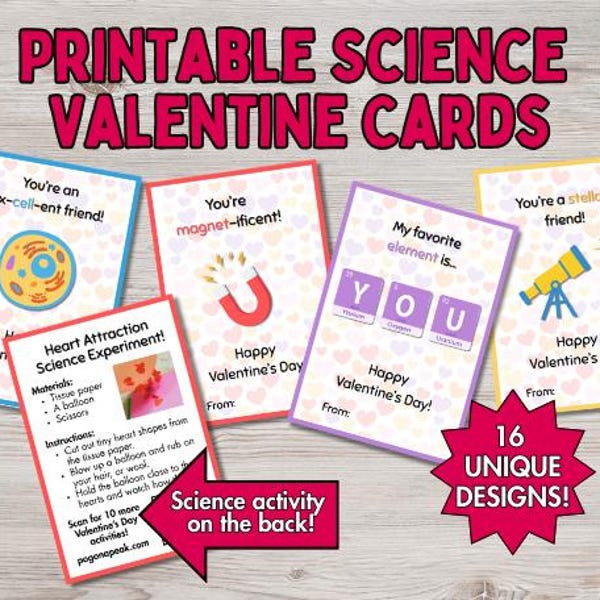 Chemistry Valentines Card - Etsy