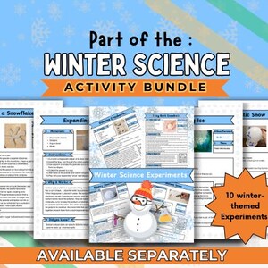Melting Ice Science Experiment Printable Worksheet - Etsy