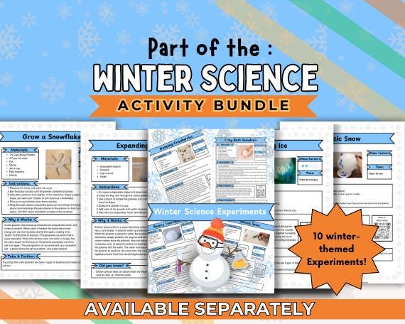 Melting Ice Science Experiment Printable Worksheet - Etsy