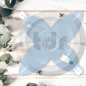Tooth Fairy Box Printable Template DIY Cut File for Lost Tooth Gifts ...