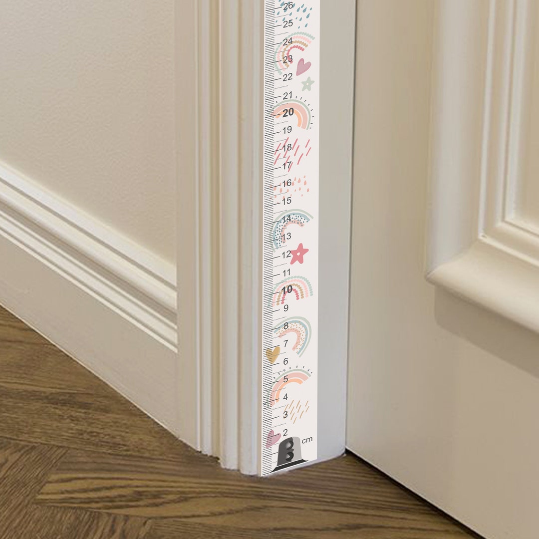 Children's Growth Chart, Rainbow Design, Height Chart Wall Sticker ...