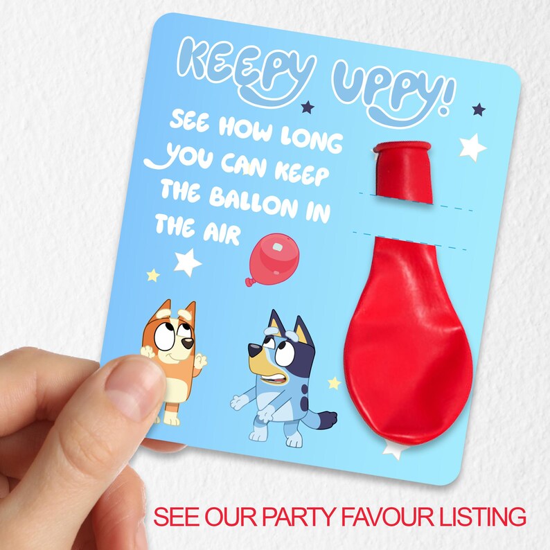 Bluey Long Dog Hide & Seek Pack Printable Party Game Kids Interactive ...