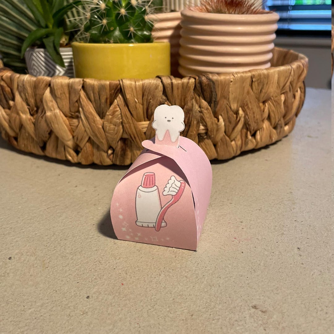 Tooth Fairy Box Printable Template DIY Cut File for Lost Tooth Gifts ...