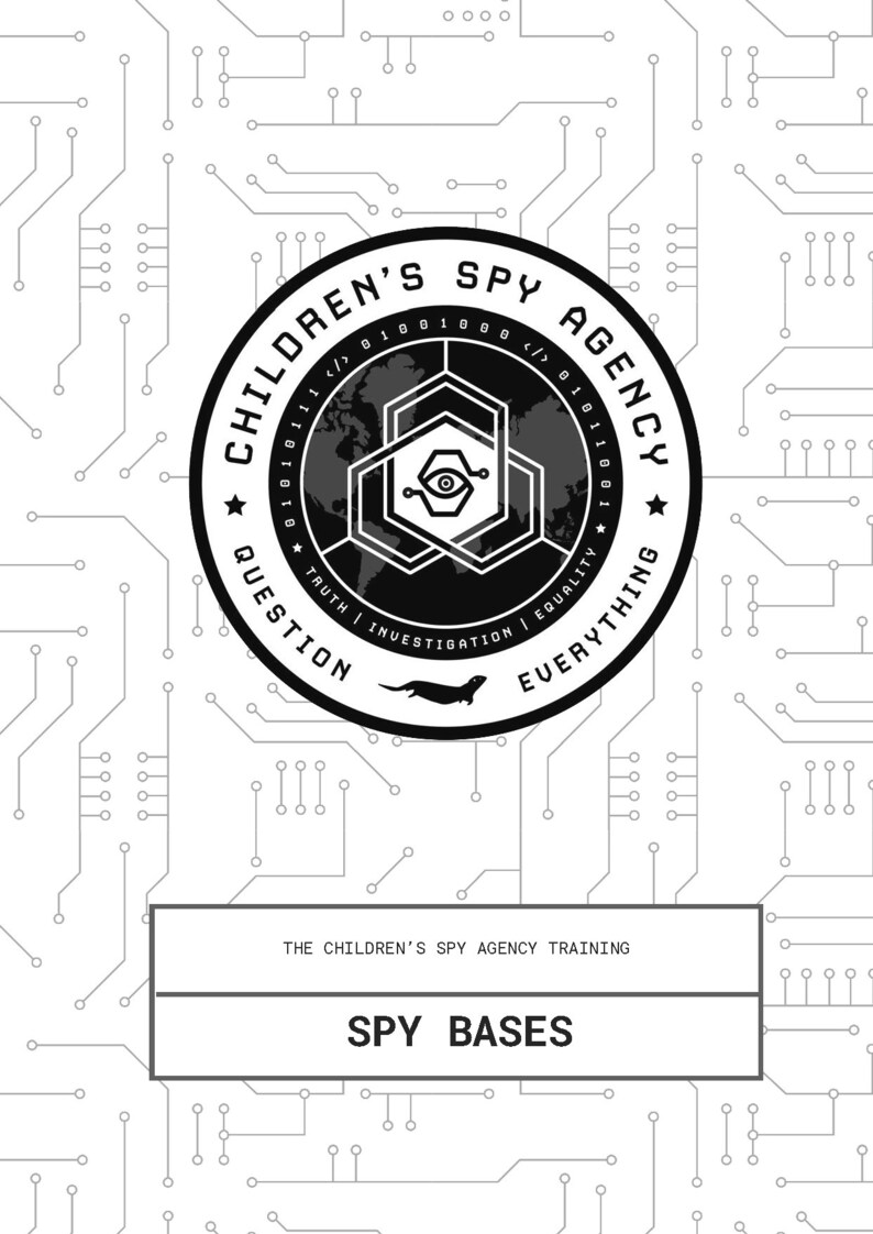 Agent Asha Spy Training: Spy Bases Activity Book - Etsy
