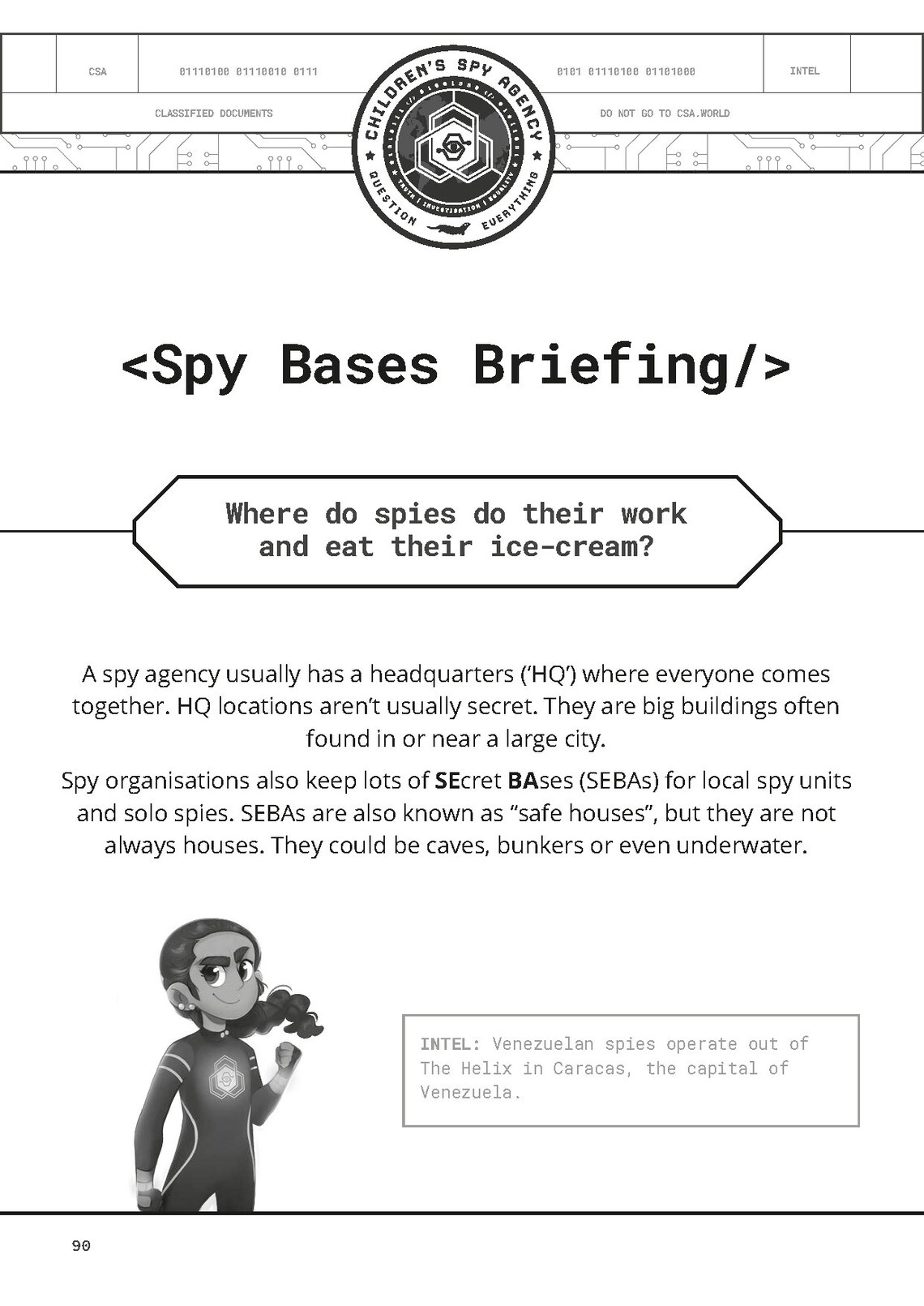 Agent Asha Spy Training: Spy Bases Activity Book - Etsy