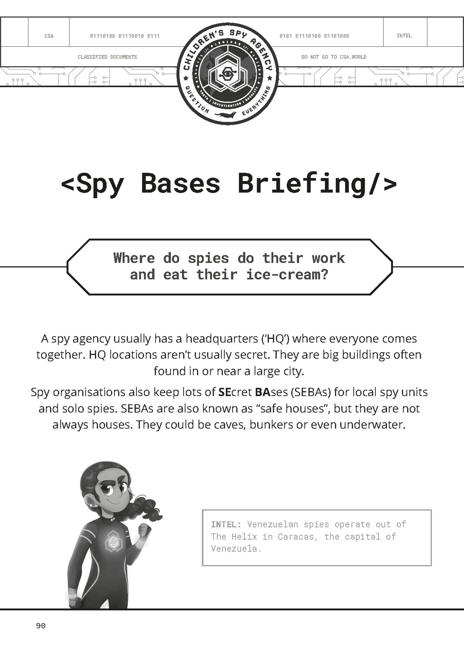 Agent Asha Spy Training: Spy Bases Activity Book - Etsy