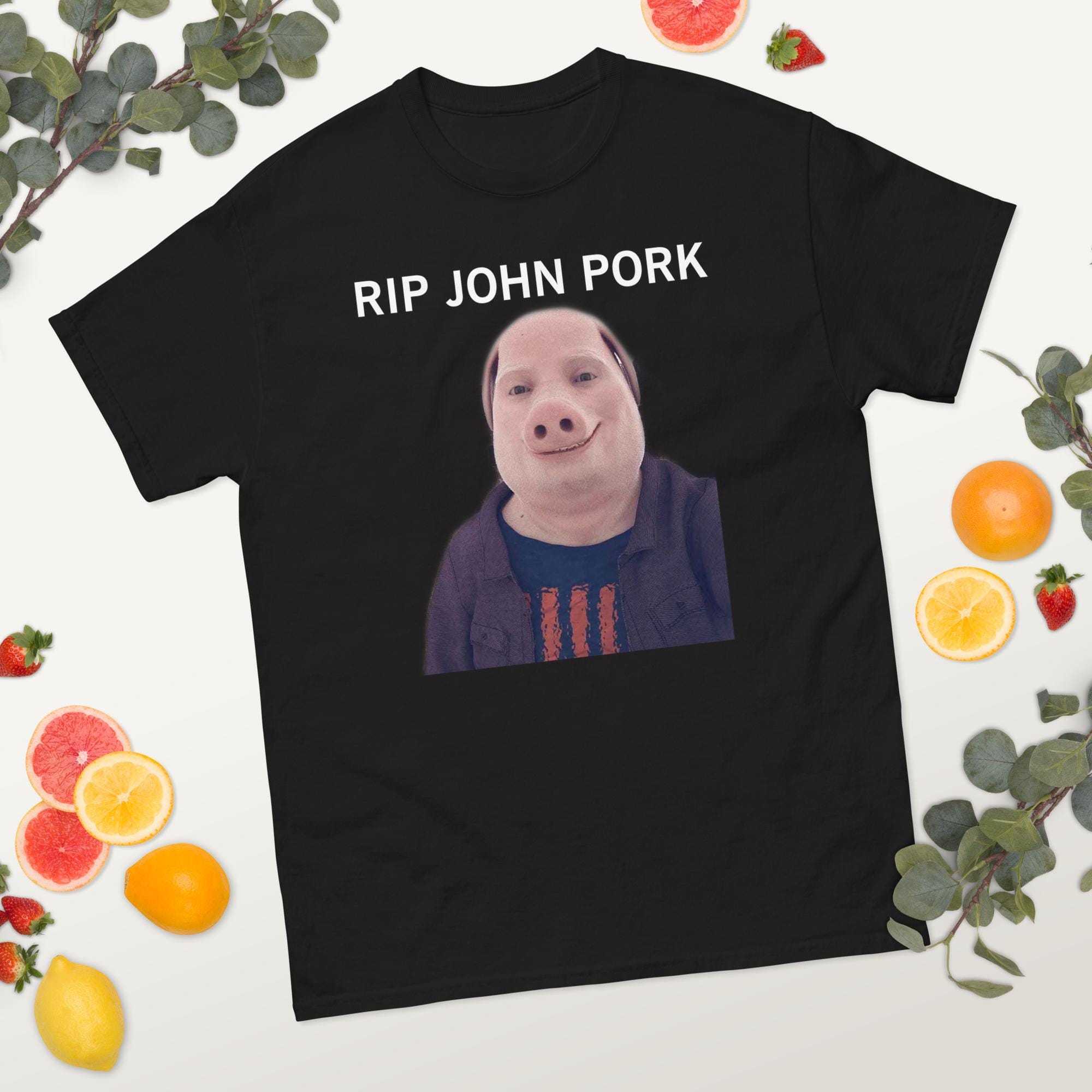 John Pork Classic Tee - Etsy