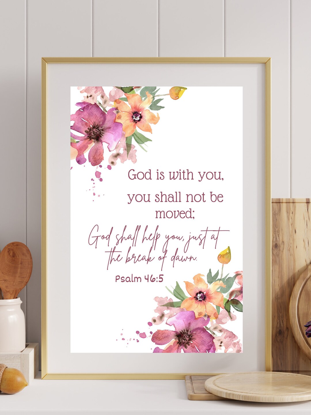Psalm 46:5 Printable Declaration - Etsy