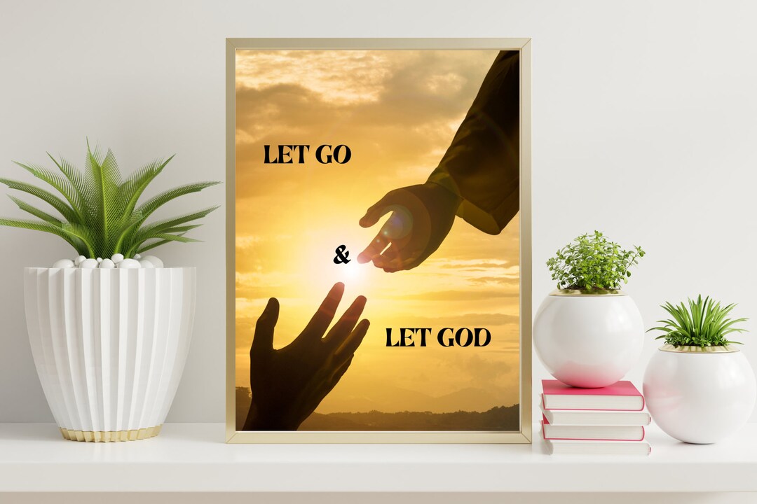 Let Go Let God Printable Declaration - Etsy