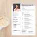 Minimalist Headshot Resume, Professional Resume Template, Simple Resume ...