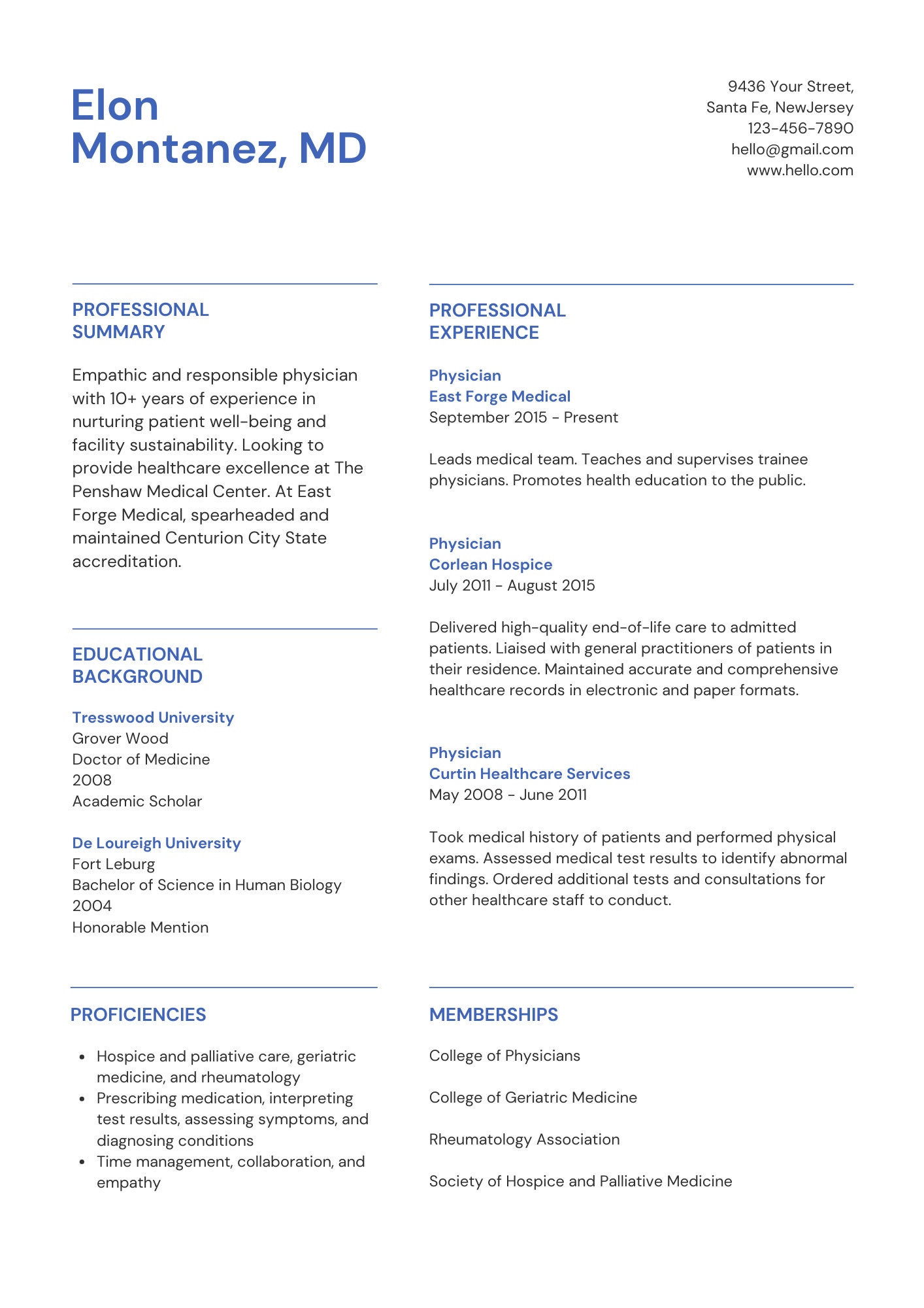 ATS Friendly Resume Template, With Cover Letter, Professional Resume ...