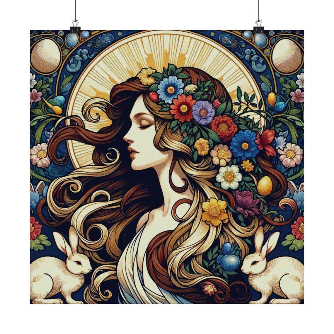Ostara of the Spring Equinox Enchanting Art Print for Pagan and Wiccan ...