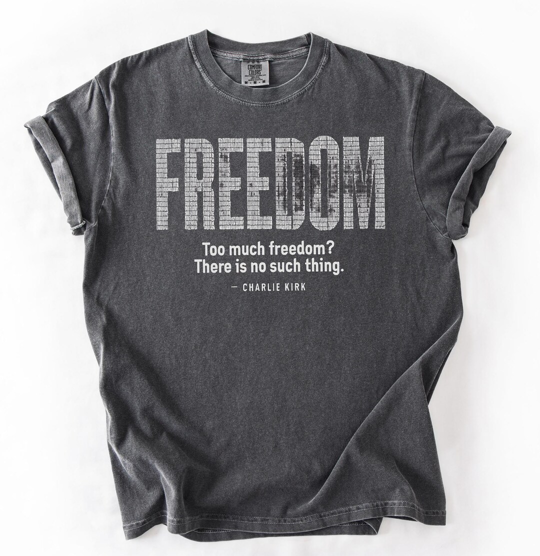 Freedom Charlie kirk Freedom of Speech Conservative Shirt, Political ...
