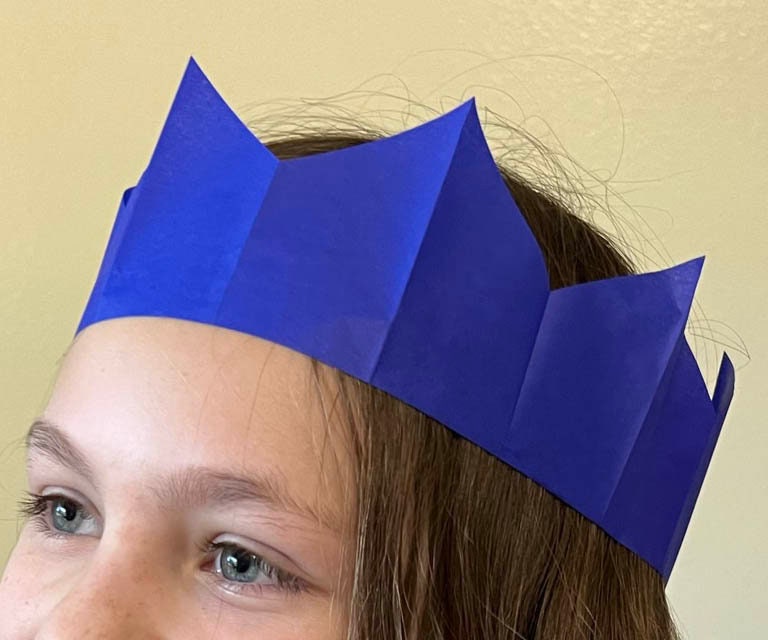 Handmade Gold & Silver Tissue Paper Crowns: DIY Party Hats - Etsy