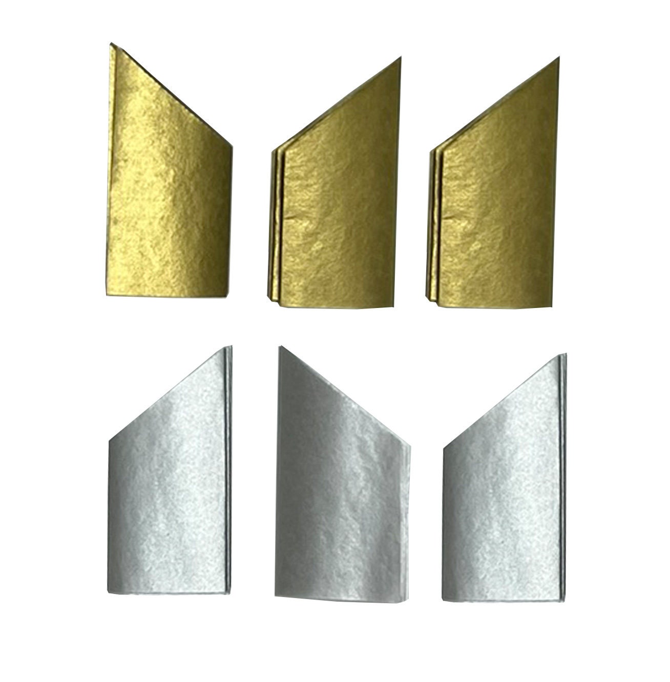 Gold Paper Crowns, Silver Paper Crowns, Tissue Paper Party Hats, DIY ...