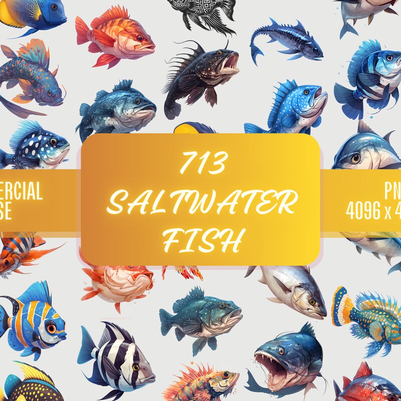 Saltwater Fish - Etsy