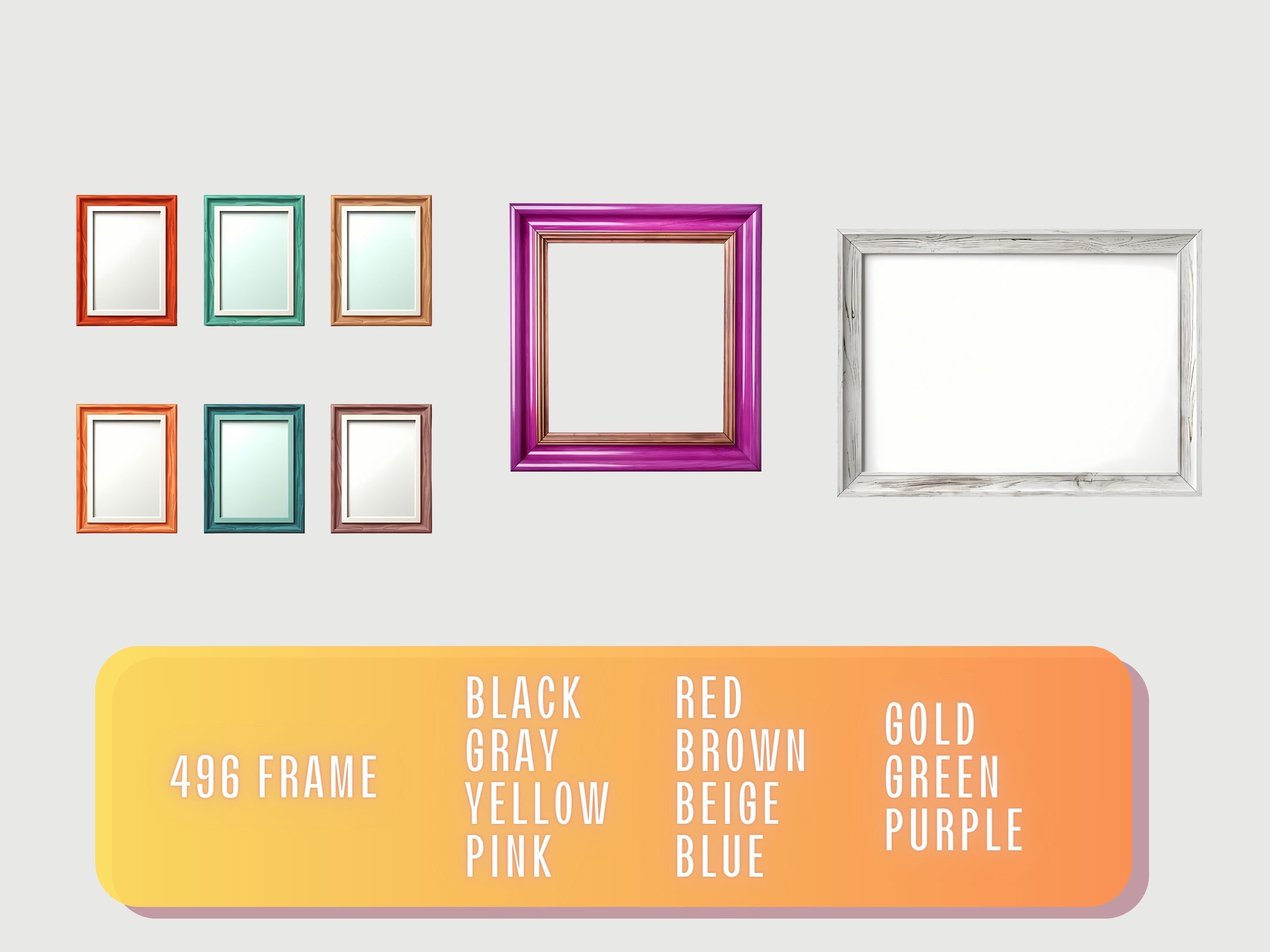 496 Wooden Frame Bundle PNG Png Clipart Commercial Use | Wooden ...