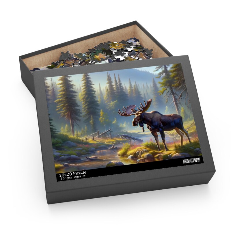 Moose Puzzle - Etsy