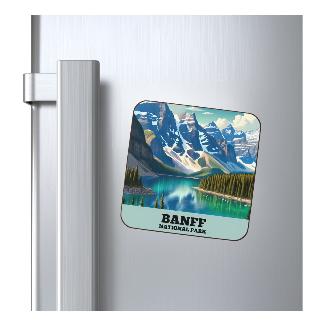Banff Magnet ,banff National Park Magnet, 3x 3, Premium - Etsy
