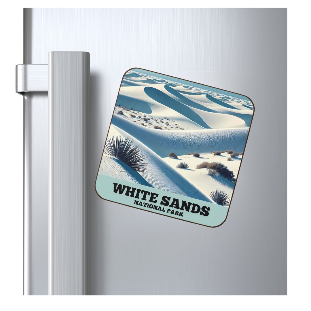 Personalized White Sands Magnet , White Sands National Park Magnet, 3x ...